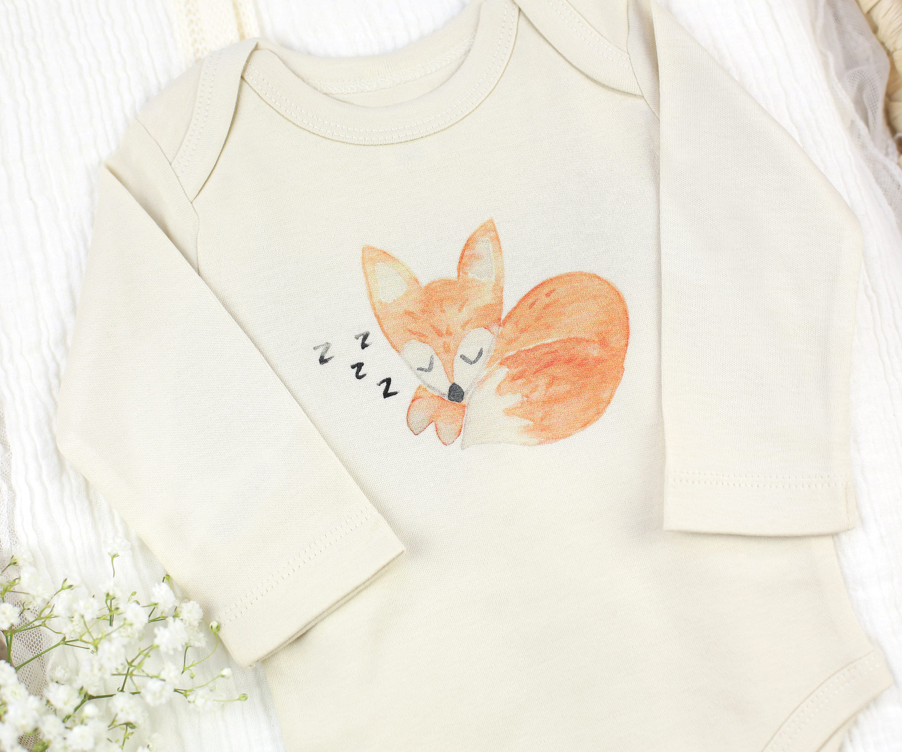 Organic Baby Clothes, Fox Baby Clothes, Fox Baby Bodysuit, Newborn Baby ...
