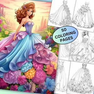 coloring pages barbie fashion fairytale