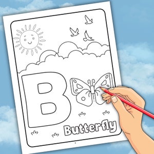 26 ABC Alphabet Coloring Pages for Kids, Printable Preschool Worksheet ...
