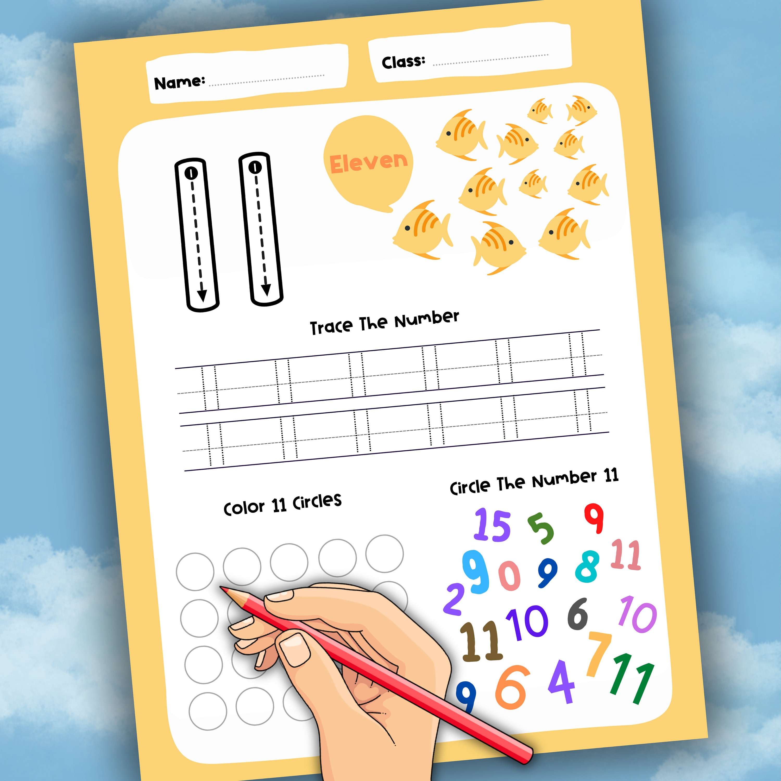 20 Number Tracing Worksheets, 1-20 Printable Number Tracing, Preschool ...