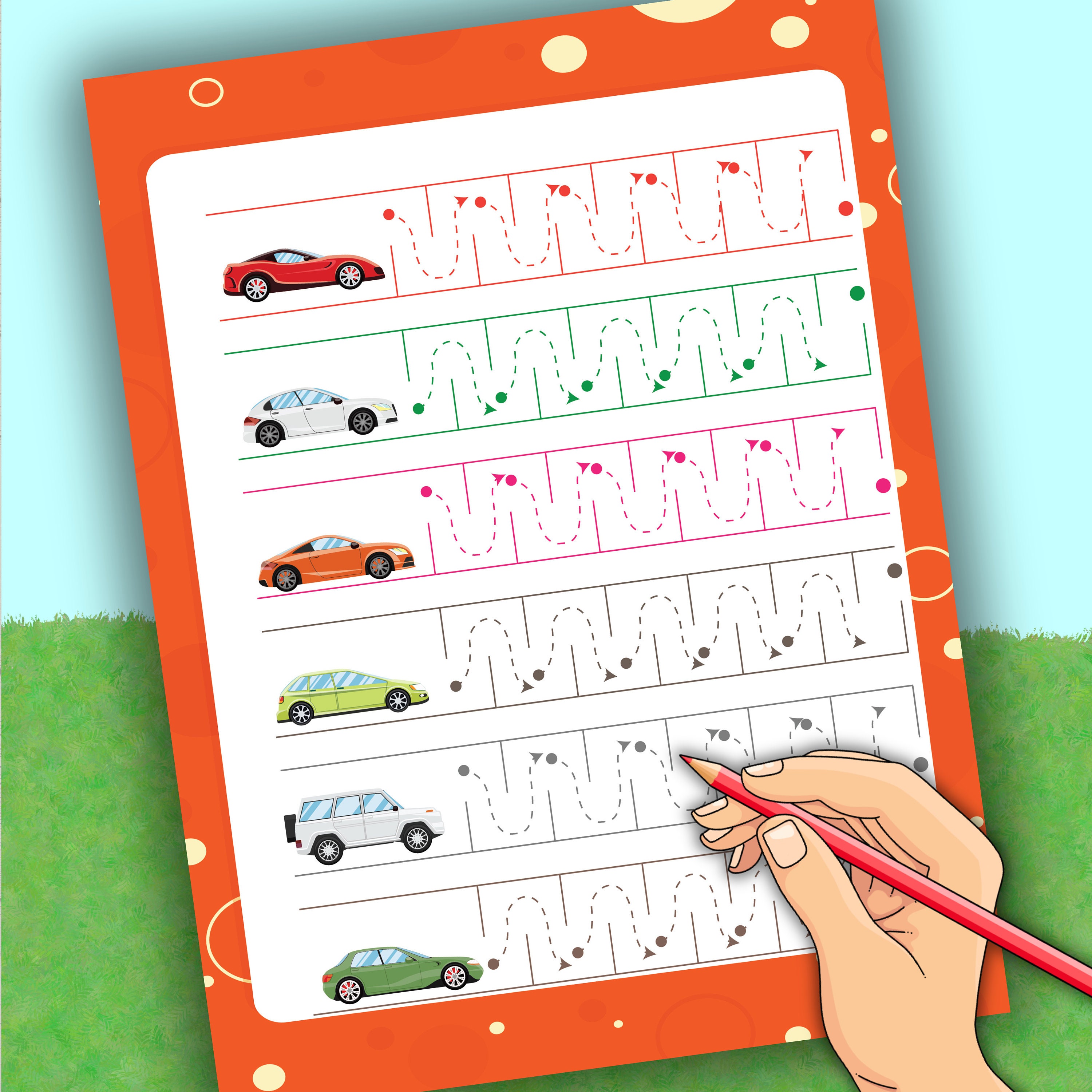 64 Preschool Tracing Pages, Printable Worksheets, Toddler Alphabet ...