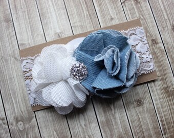 Denim and burlap | Etsy