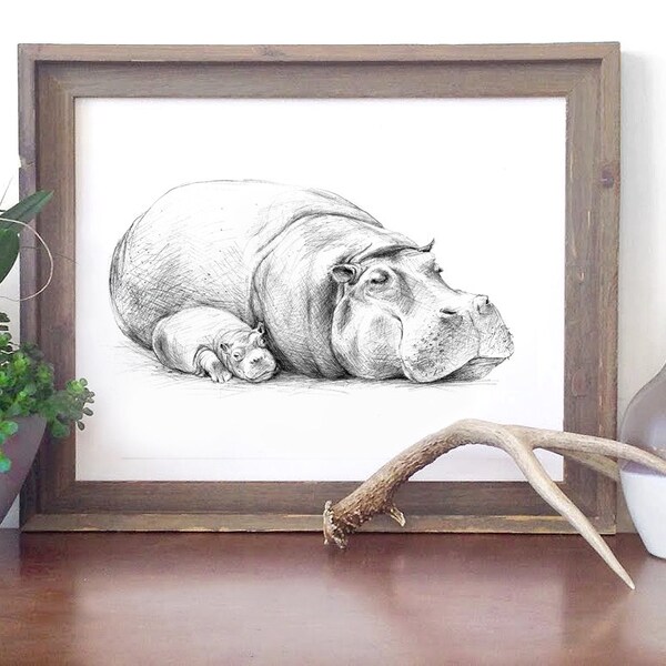 Hippo Nursery - Etsy