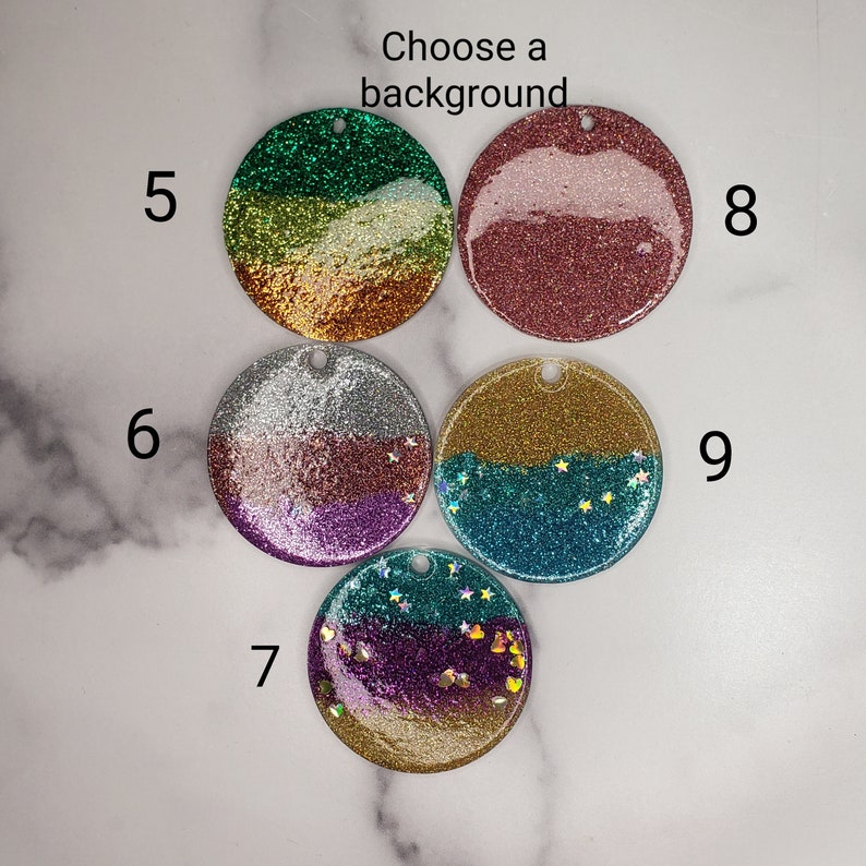 Personalized Acrylic Glitter Keychain - Etsy