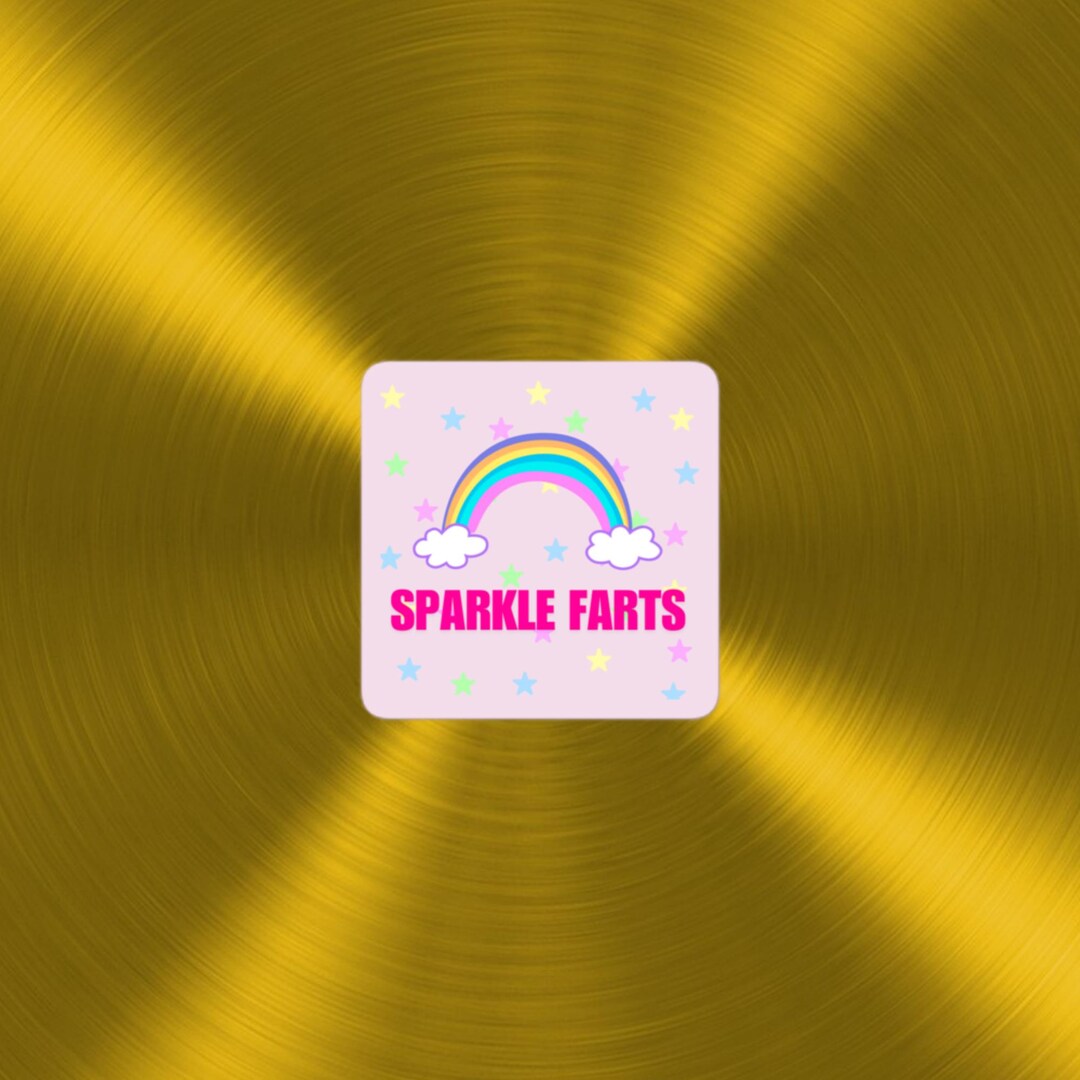 Sparkle Farts Sticker - Etsy