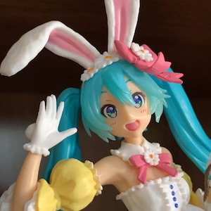 Hatsune Miku Bunny Figure With Free Shipping | Etsy