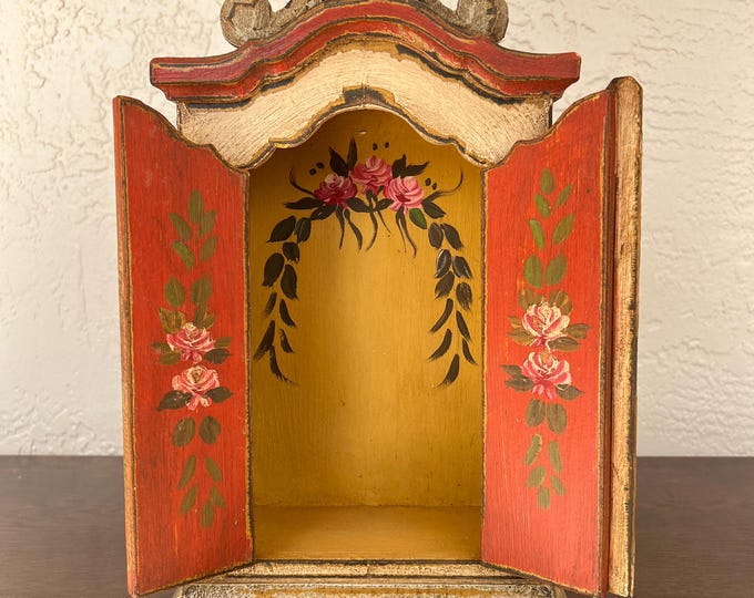 Gorgeous Oratory Baroque Handmade Wooden Oratory Devotional Niche Hand ...