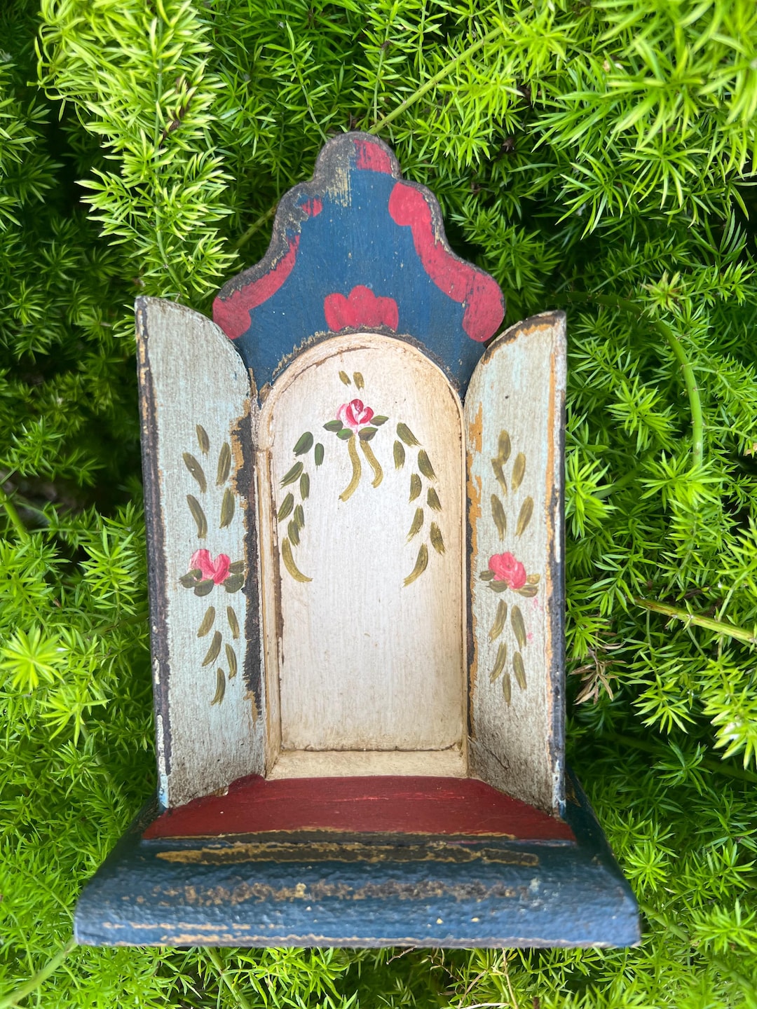 Handmade Baroque Wooden Oratory - Catholic Wall Shrine - 6.5" - Etsy