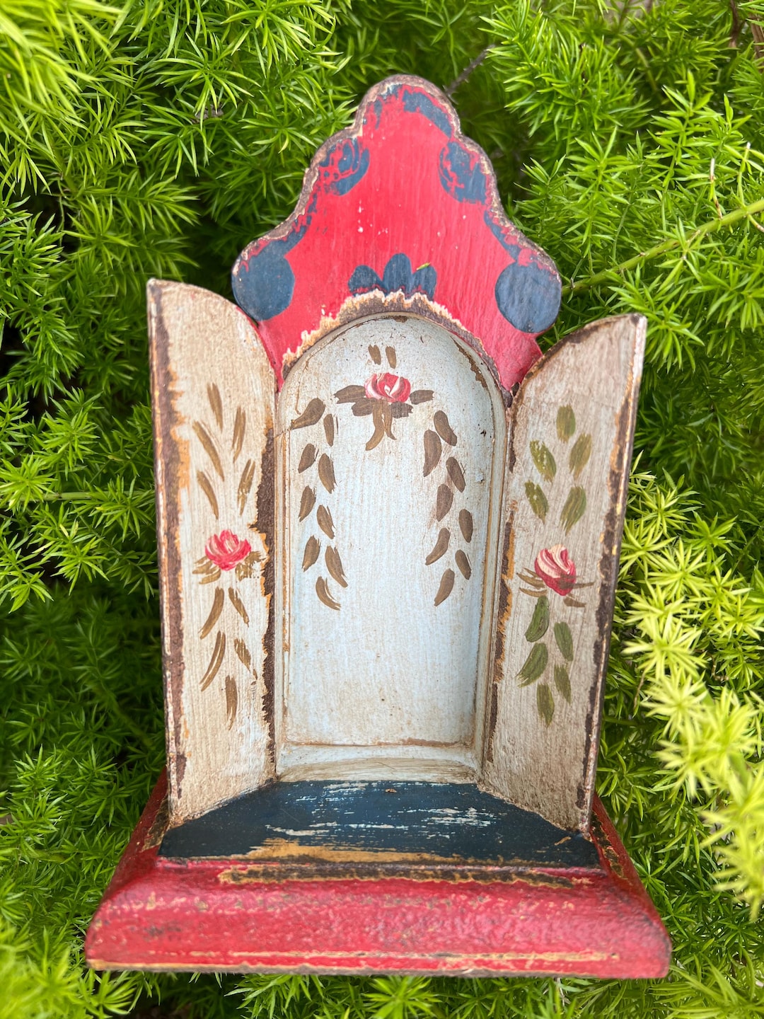 Handmade Baroque Style Wood Oratory: Religious Home Altar (7 Inches) - Etsy