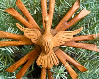 Holy Spirit of God 7 1/2 Wall Trinity Dove Statue Wood 100% - Etsy