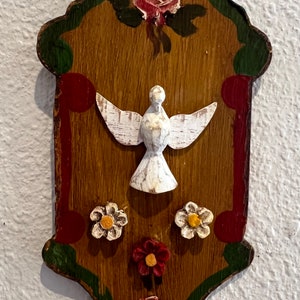 7.5” Holy Spirit Wall Decor Trinity Dove Statue Handmade Catholic Gift ...