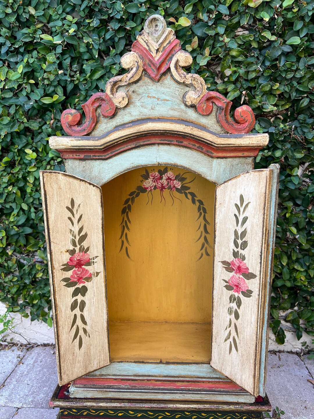 Wooden Oratory Handmade and Hand Painted 24” Baroque Altar - Etsy