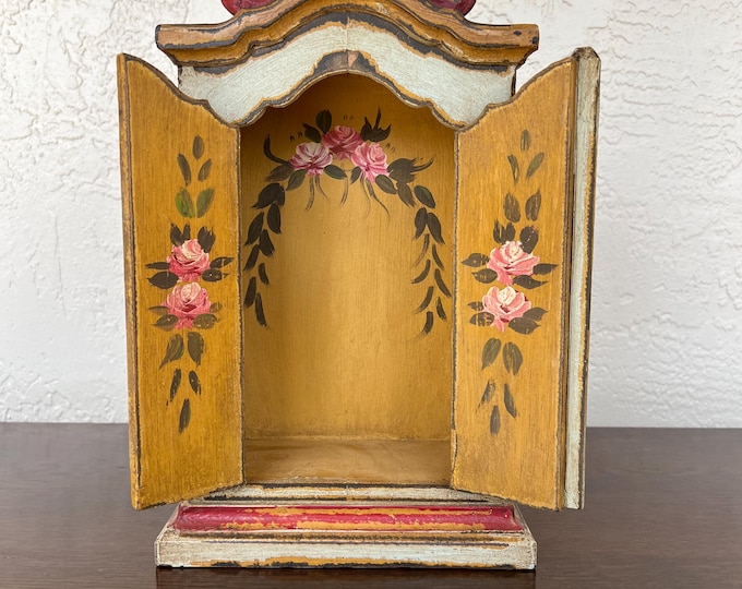 Gorgeous Oratory Baroque Handmade Wooden Oratory Hand-painted Vintage ...