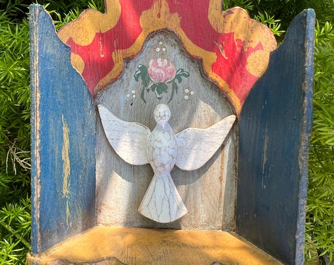 Handmade Holy Spirit Wall Shrine: Christian Religious Decor - Etsy
