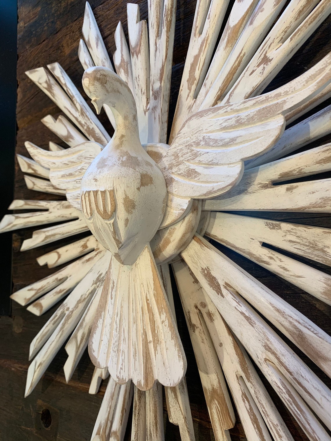 Holy Spirit of God 19 Wall Trinity Dove Statue Wood - Etsy