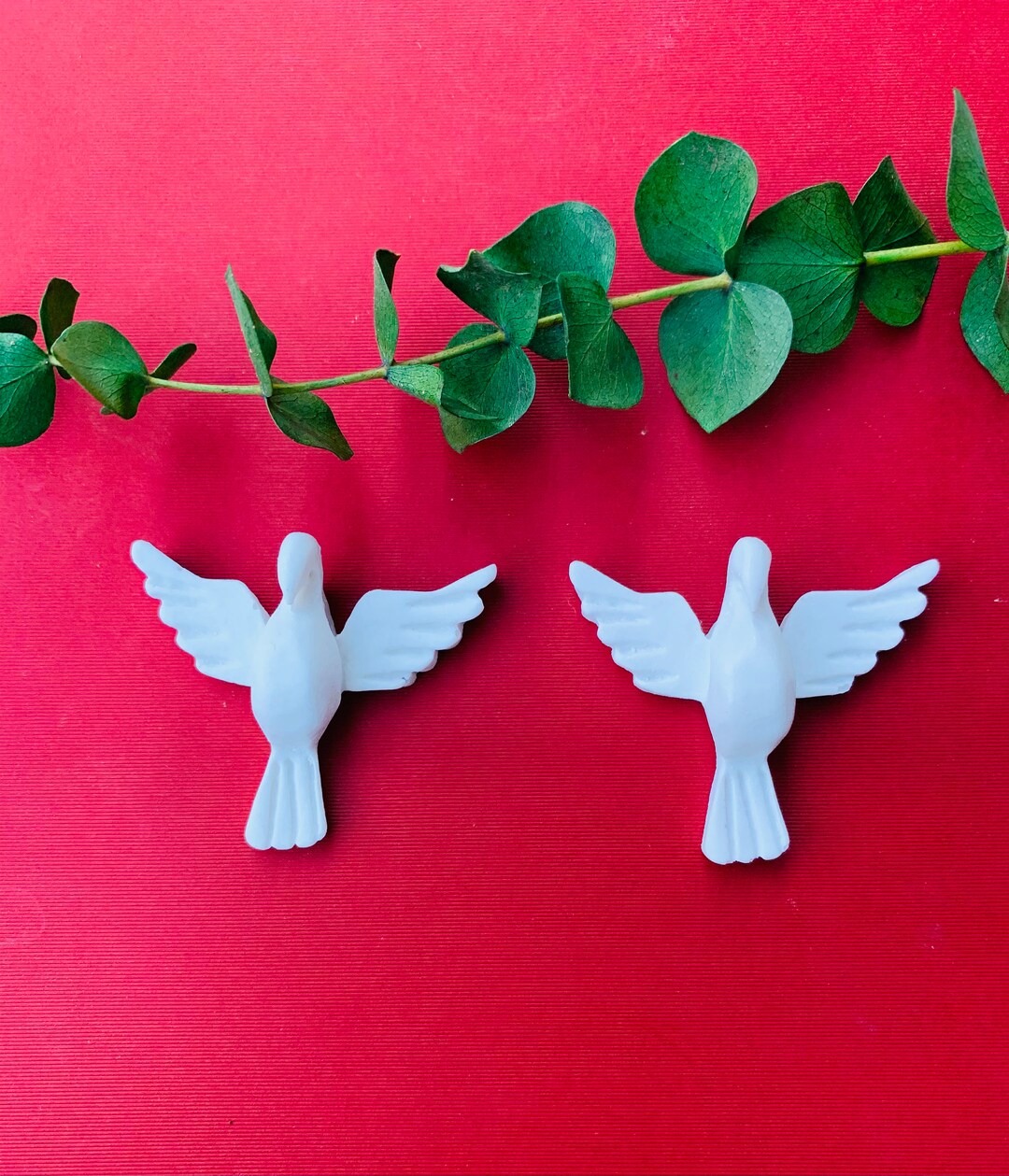 Holy Spirit Flower Set of 2 Keep One Give One Friendship Doves - Resin ...