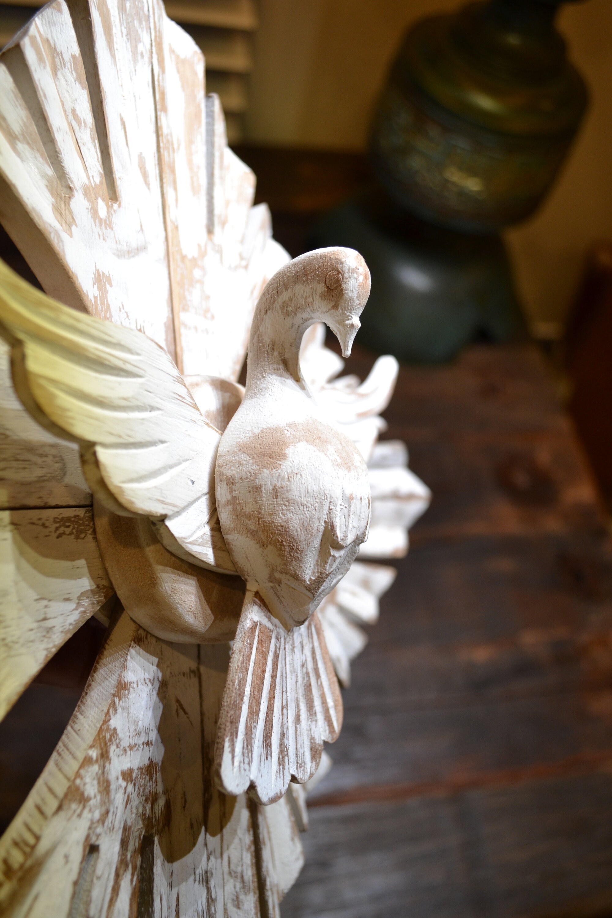 Holy Spirit of God 13wall Trinity Dove Statue Wood | Etsy