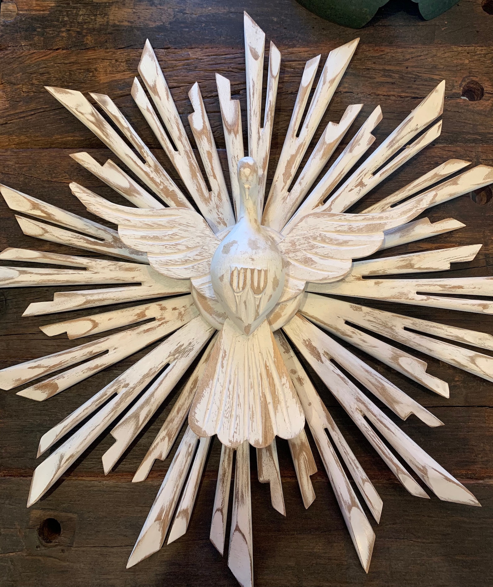 Holy Spirit of God 19 Wall Trinity Dove Statue Wood - Etsy