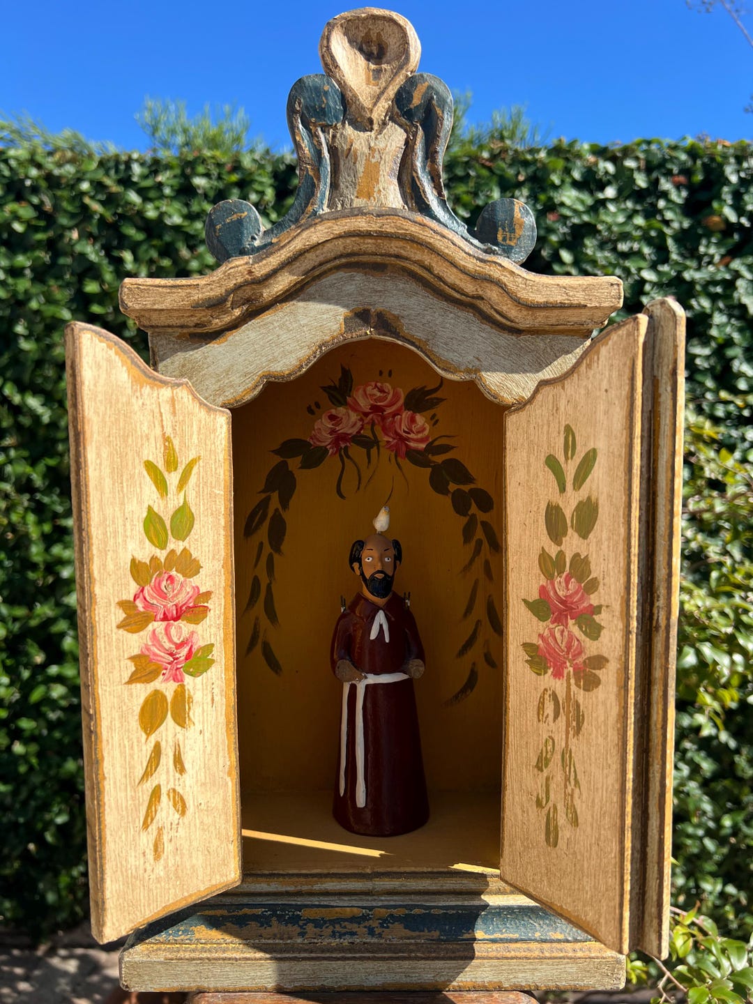 Gorgeous Oratory Baroque Handmade Wooden Oratory Devotional Niche Hand ...