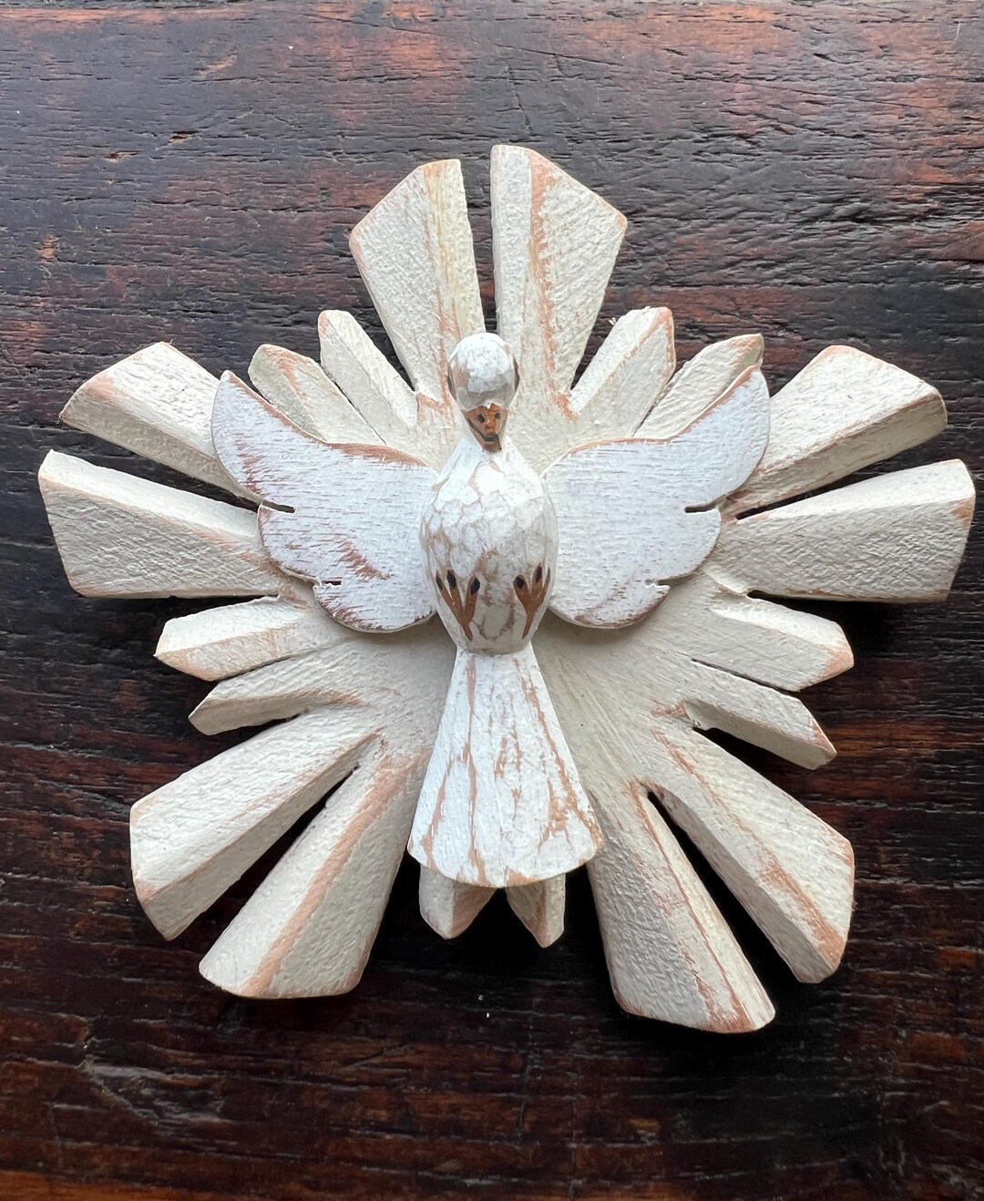 Gorgeous Holy Spirit of God 4 1/2” Wall Trinity Dove Statue - Hand ...