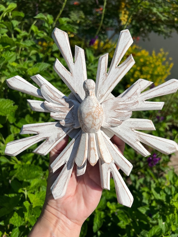Holy Spirit of God 9 Wall Trinity Dove Statue Recycled - Etsy