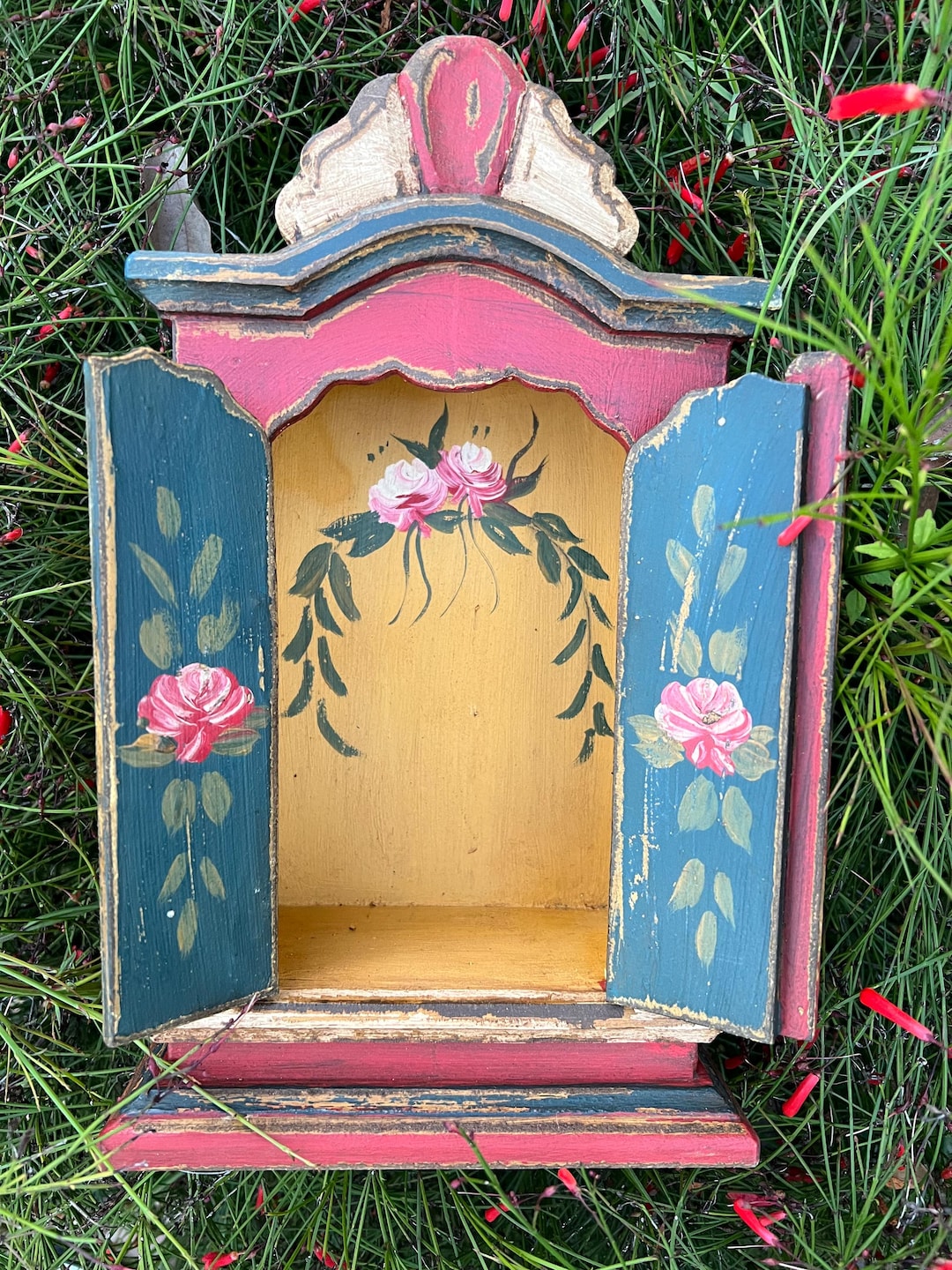 Handmade Wood Catholic Oratory: Vintage Style Prayer Niche, Sacred Home ...