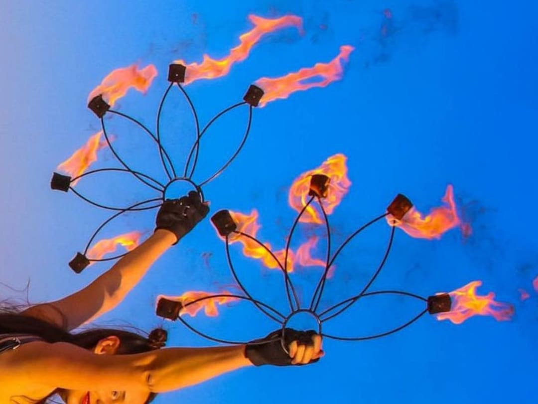 Fire Fans flower - Etsy