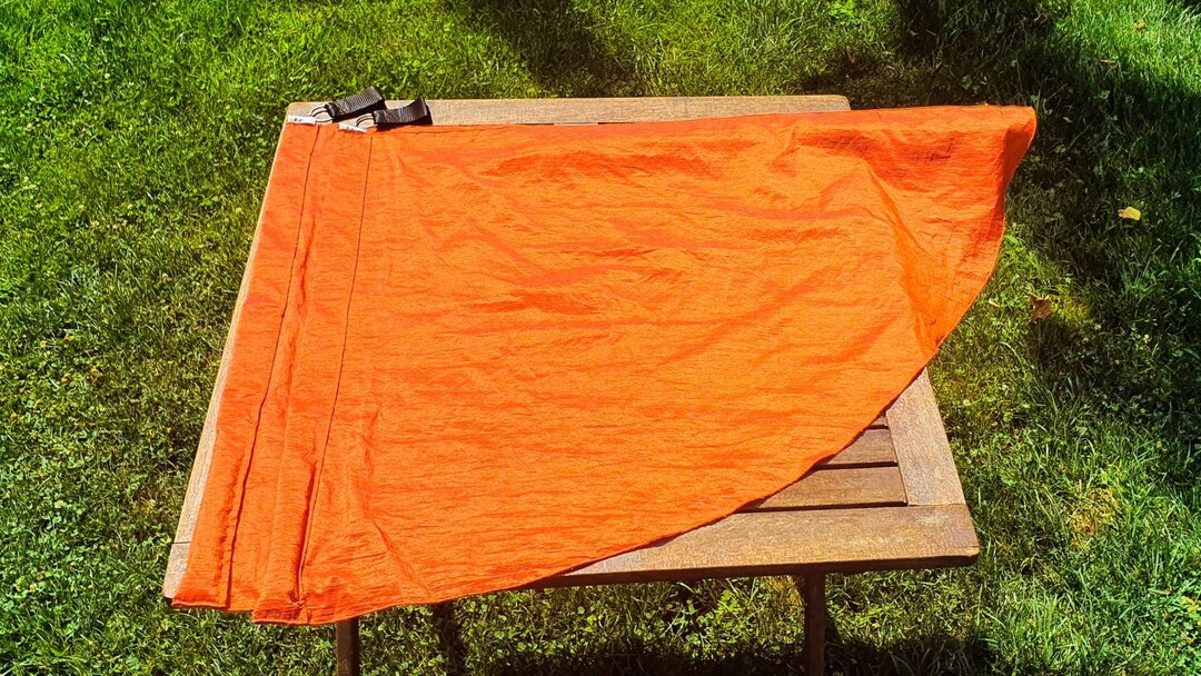 Pair Flag Poi Dark Orange FREE SHIPPING - Etsy