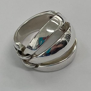 Sterling Silver melon Ring by Georg Jensen, Design No 427 - Etsy