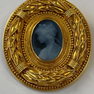 22k Gold Brooch Etsy