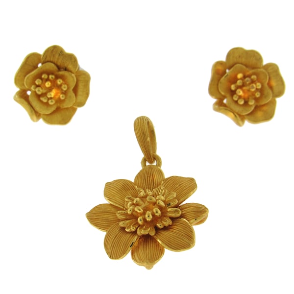 24k Gold Earrings - Etsy