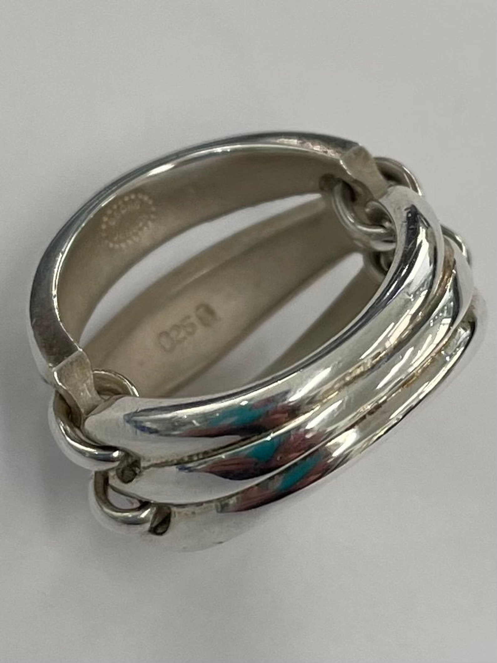 Sterling Silver melon Ring by Georg Jensen, Design No 427 - Etsy