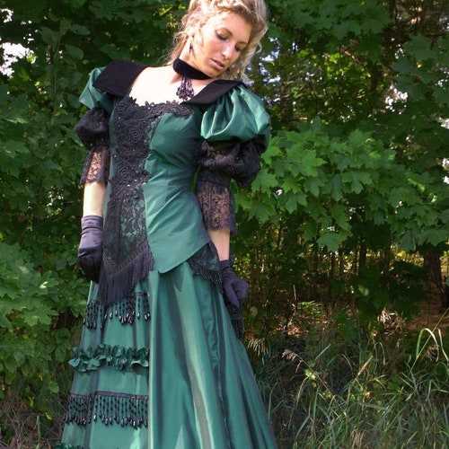 Countess Lucia Victorian Bustle Dress - Etsy