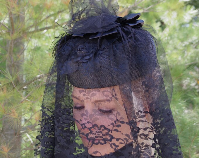 Mourning Veil Weeping Veil - Etsy
