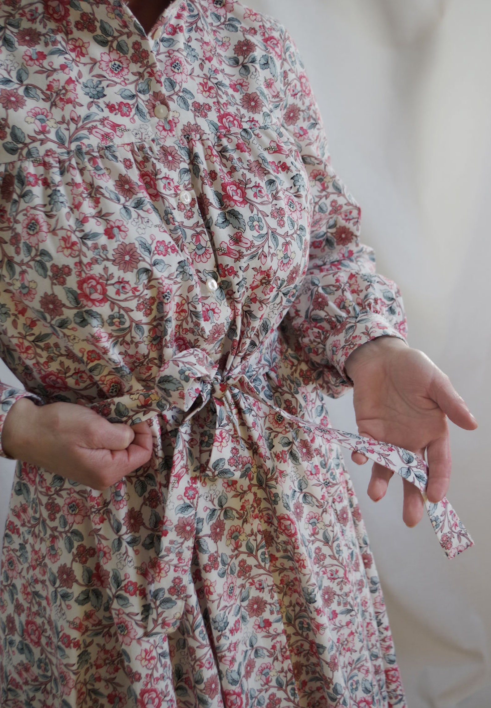 Victorian Styled Wrapper Dress - Etsy