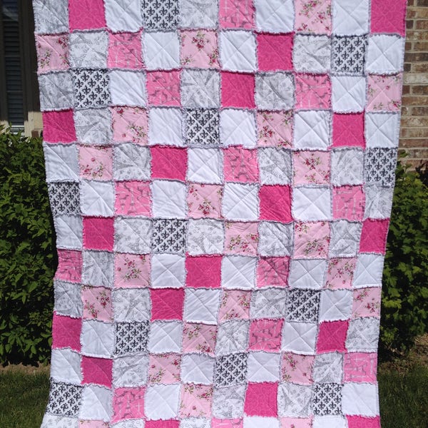 Queen Size Rag Quilt - Etsy