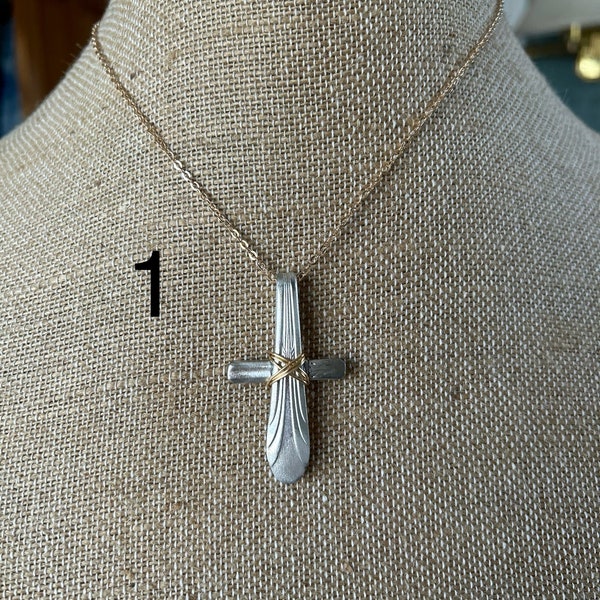 Silverware Cross - Etsy