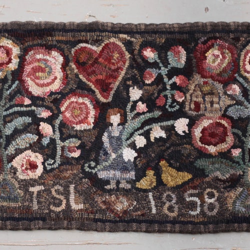 COTTAGE FLORAL Rug Hooking Pattern - Etsy