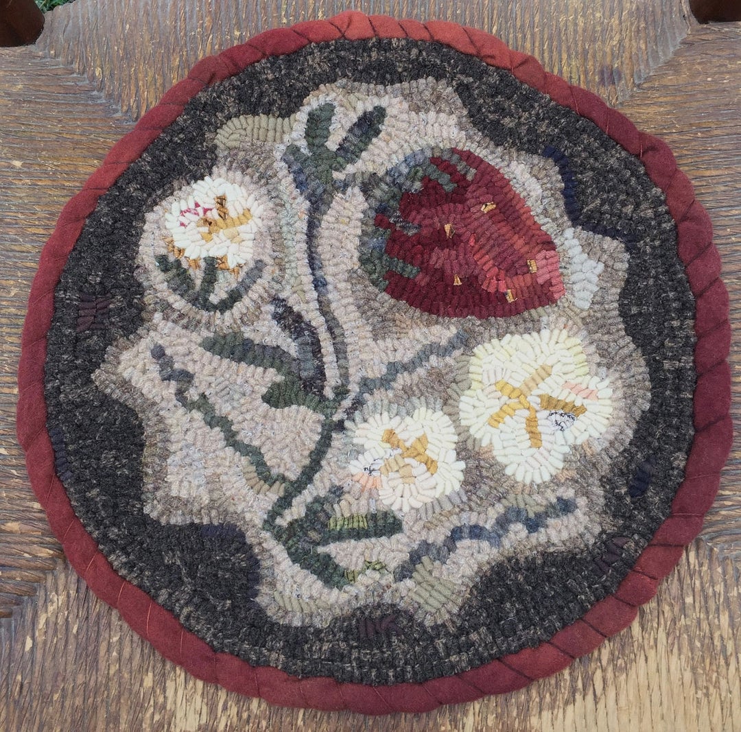 Rug Hooking Pattern, Primitive Hooked Rug Pattern, Original Design by ...