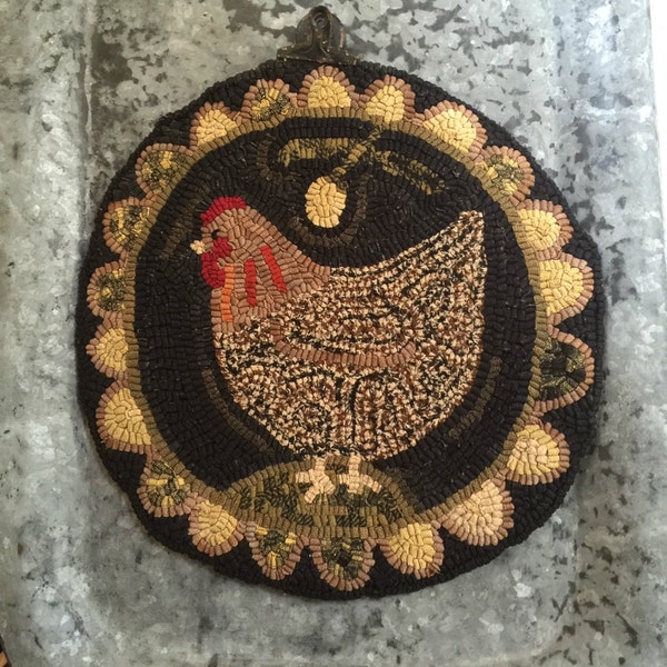 Primitive Hooked Rug - Etsy