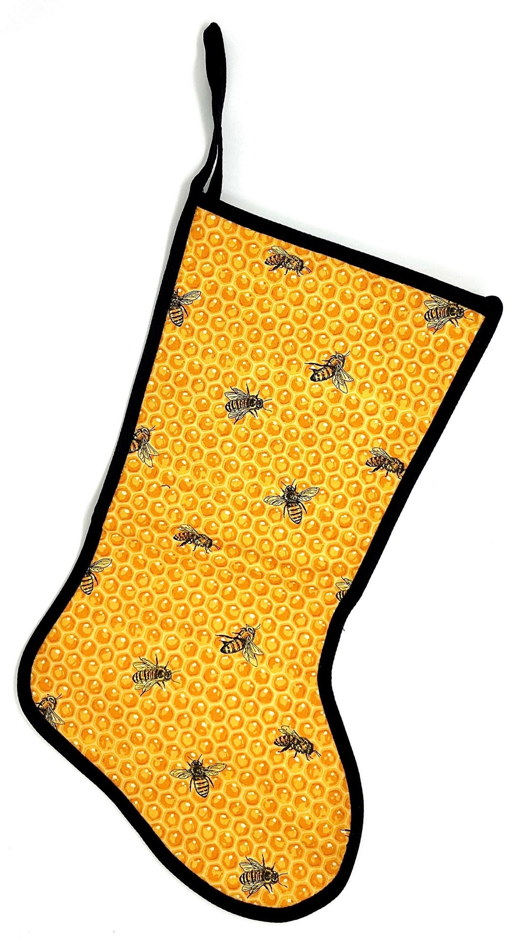 Personalized Bees Made in USA Stockings, With Embroidered Name or ...