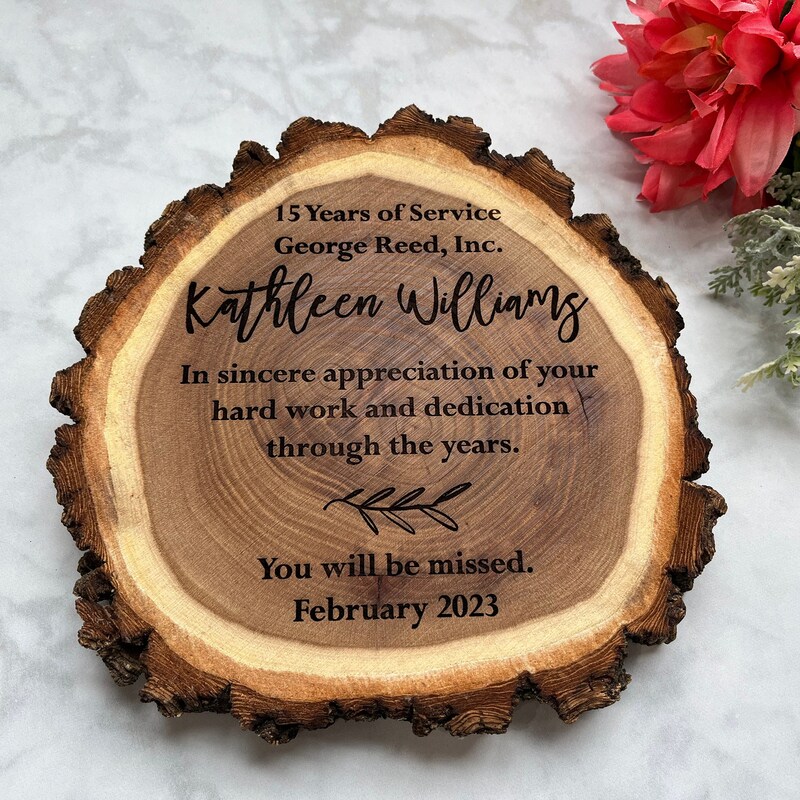 Plaques for Years of Service - Etsy
