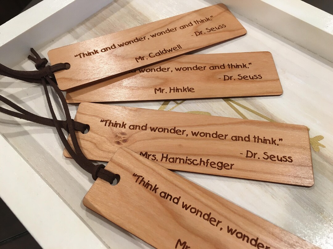 Dr. Seuss ® Bookmark Perfect Personalized Teacher Gifts - Etsy