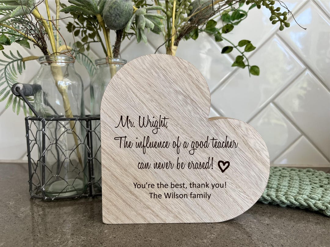 Personalized Heart, Great Professor Gifts, Gift for My Professor ...