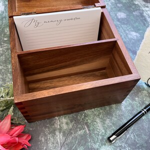 Leave A Memory Box Set | Share a Memory Card Box | Funeral Memory Box ...