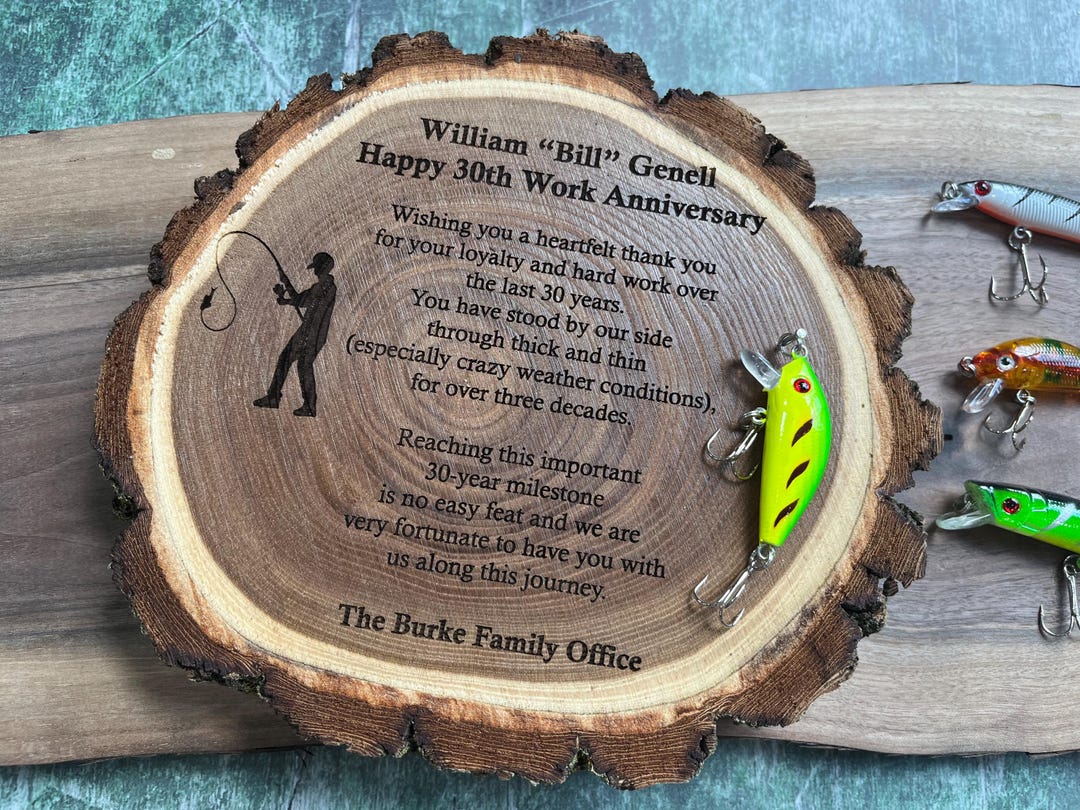 Custom Plaque | Retirement Fishing Gifts | Retirement Fish | Fisherman ...