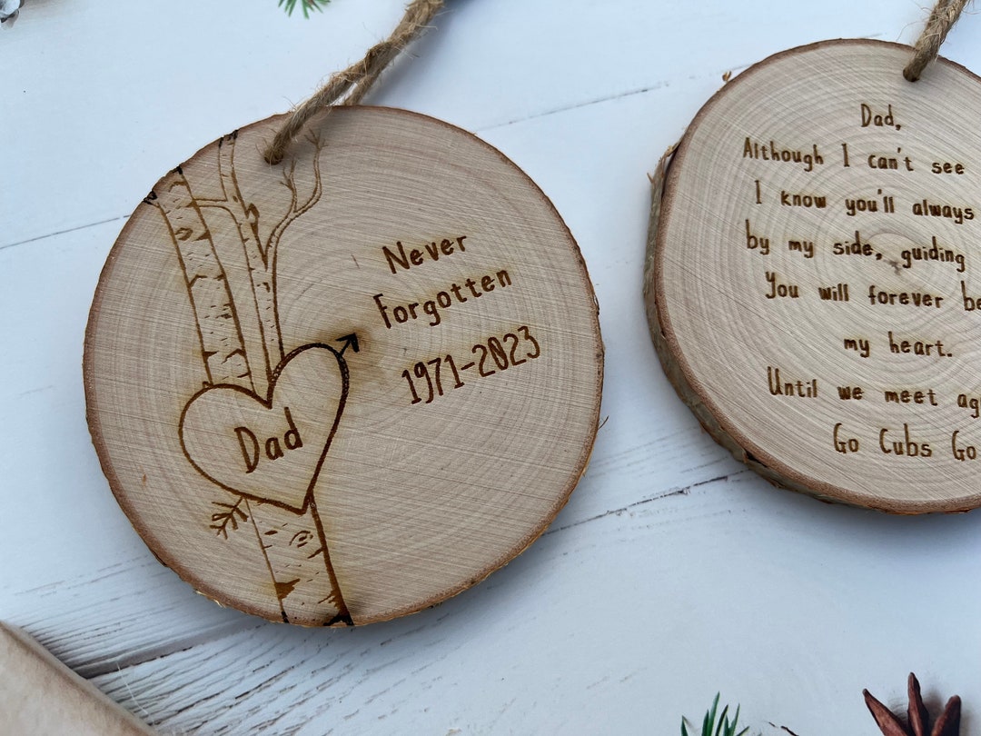 Memorial Gift | Memorial Ornament Dad | in Memory of Dad | Dad Memorial ...