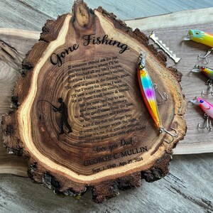 Gone Fishing in Heaven Poem, Gone Fishing Plaque, Gone Fishing Sign ...