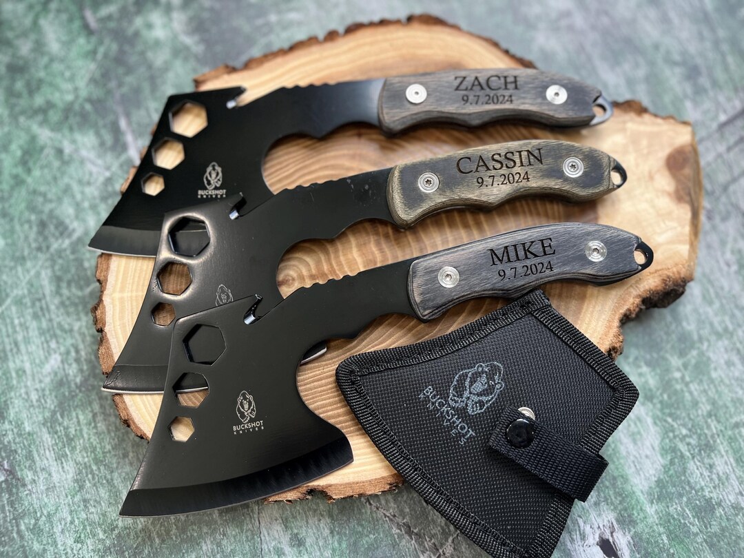 Personalized Axe Set of 12: Engraved Groomsmen Gifts - Etsy