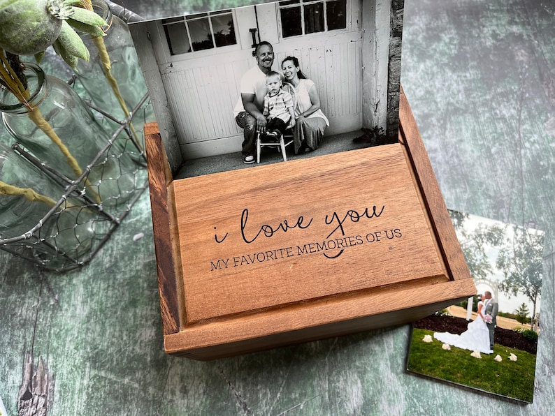 Photo Memory Box for 4x6 Photos Groom to Bride Gift Gifts - Etsy
